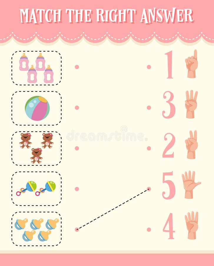 A Pink Math Multiplication Tables Stock Vector - Illustration of number ...