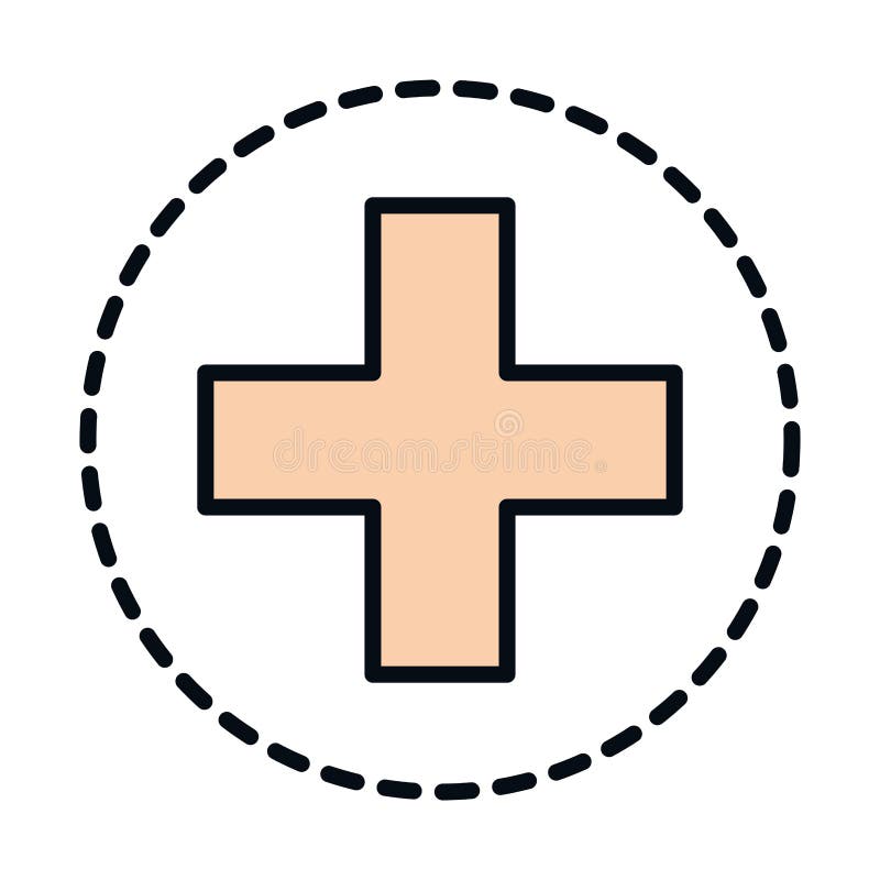 Math Education School Science Arithmetic Addition Symbol Line and Fill ...