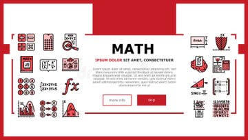 Math Header Stock Illustrations – 316 Math Header Stock Illustrations ...