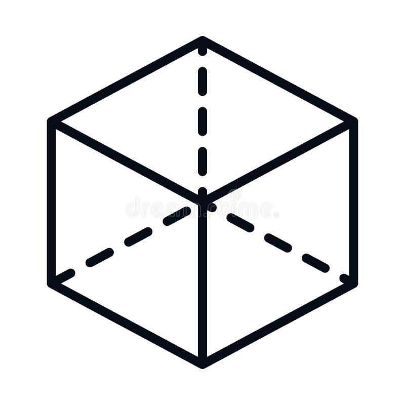 Math Education School Science Three Dimensional Cube Geometry Line and ...