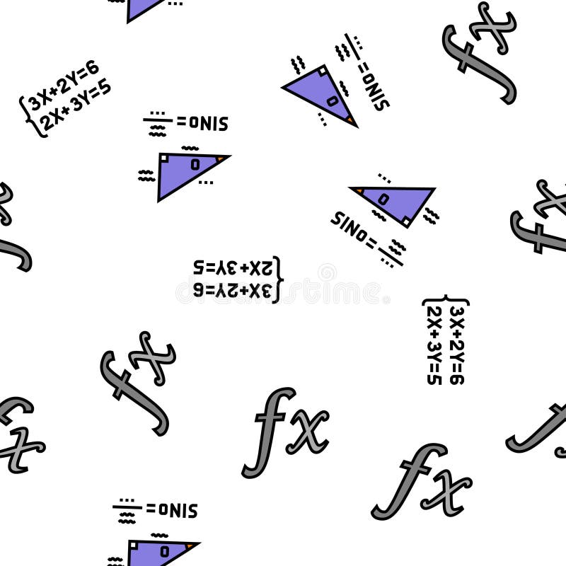 Math Education School Science Vector Seamless Pattern Stock Vector ... Math Education School Science Vector Seamless Pattern Stock Vector ...