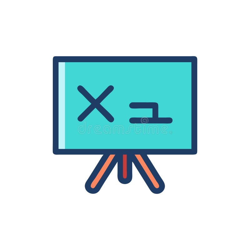 Math Equation Icon for Problem Solving Stock Illustration ...