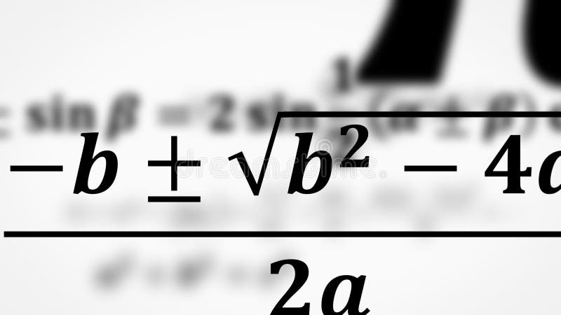 Flying Math and Physics Formulas, Symbols, Functions, and Equations ...