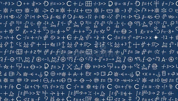 Math Equations Pattern, Chalkboard Text, Education Background, Science ...