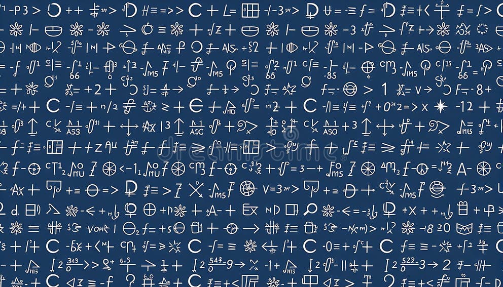Math Equations Pattern, Chalkboard Text, Education Background, Science ...