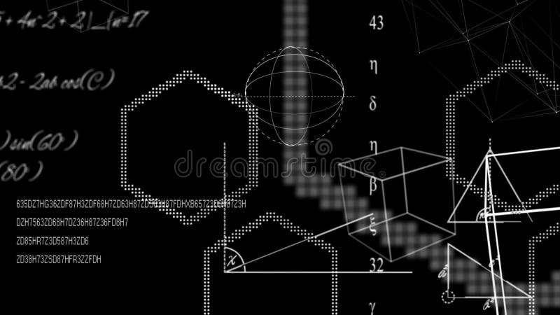 Loopable Background with Math Formulas. Stock Video - Video of equation ...