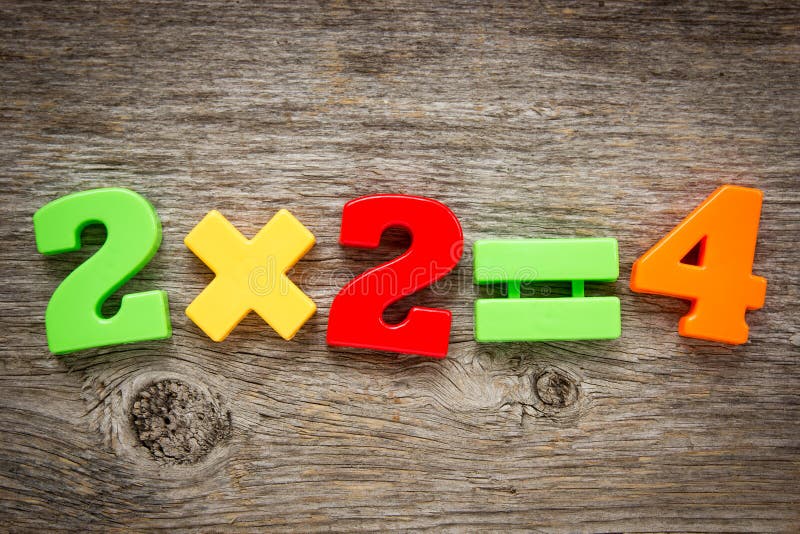 Simple division formula stock photo. Image of math, education - 62589638