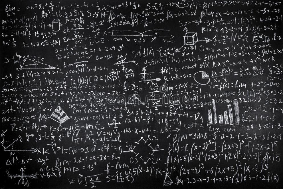 Math examples stock image. Image of number, education - 135129287