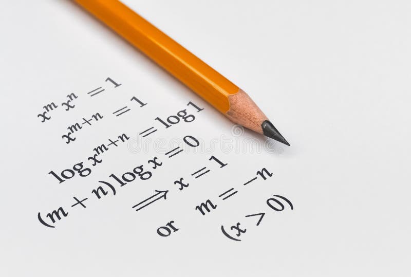 Math exercise stock photo. Image of exam, seminar, mathematics - 10570624