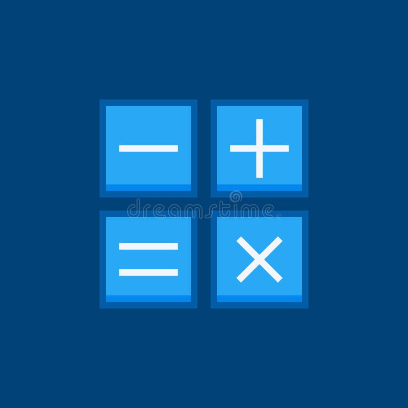 Math Flat Icons. Vector Colorful Mathematics Symbols Stock Vector ... Math Flat Icons. Vector Colorful Mathematics Symbols Stock Vector ...