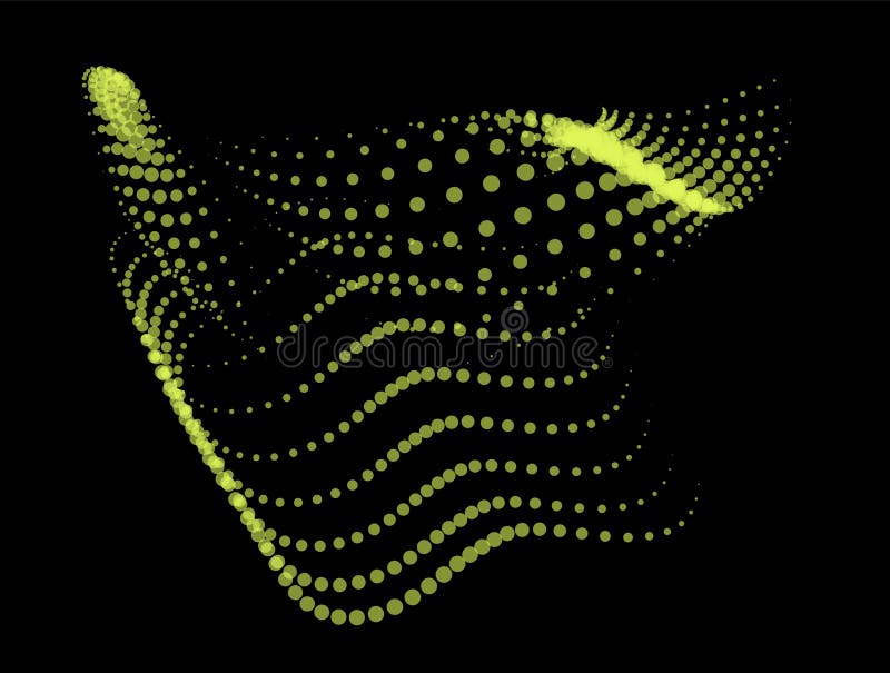 Math Flow Template for Presentation. Light-emitting Lines Highlighting ...