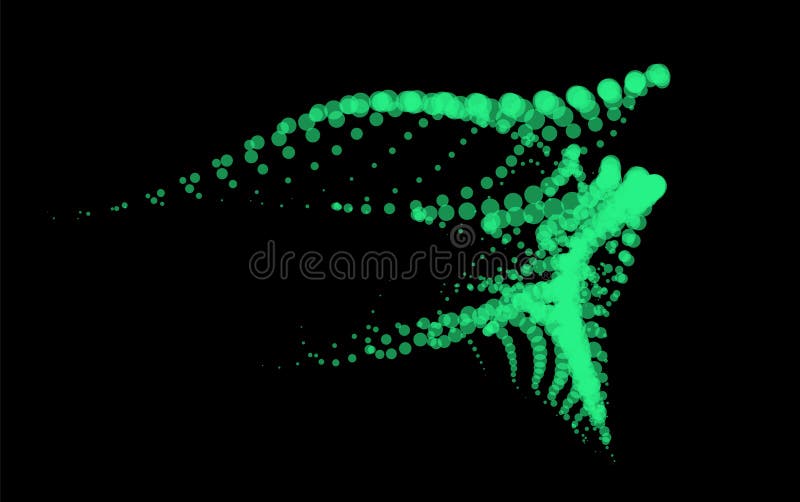 Math Flow Template for Presentation. Light-emitting Lines Highlighting ...