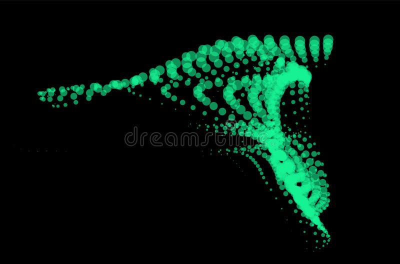 Math Flow Template for Presentation. Light-emitting Lines Highlighting ...
