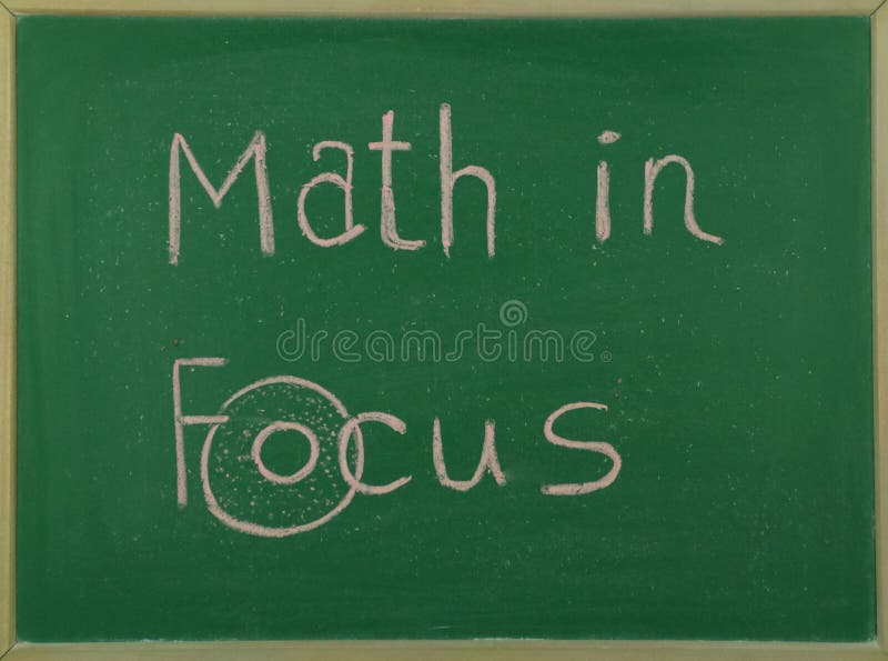 Math in focus . stock image. Image of label, poster - 215162133