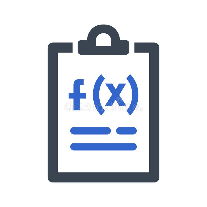 Math formula icon stock vector. Illustration of designed - 271991514