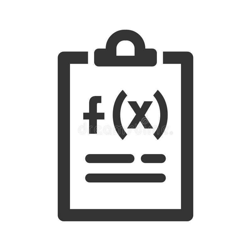 Math formula icon stock vector. Illustration of calculator - 271991667