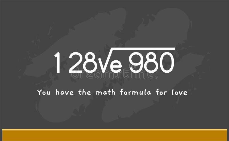 Math love vector logo icon stock vector. Illustration of advertising ...