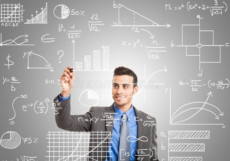 Math formulas stock photo. Image of forecast, drawing - 45014452