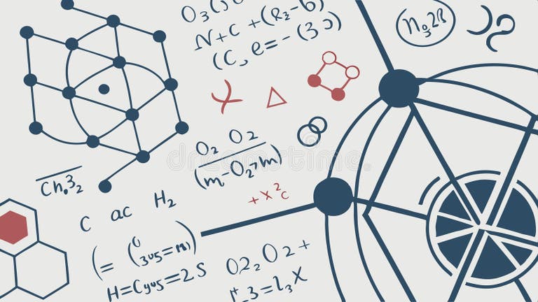 Math Formulas Diagram: Science, Education, Learning, Knowledge Vector ...