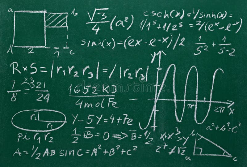 Statistic Math Law Theory and Mathematical Formula Equation Stock ...