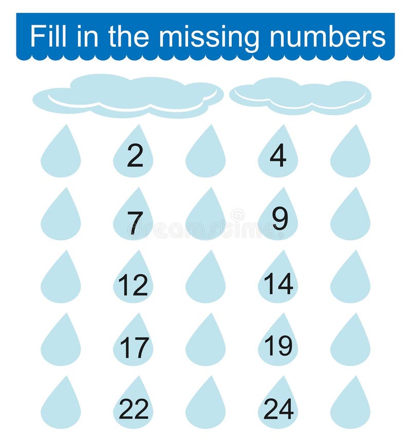 Math Game for Preschool and School Age Children. Educational Material ...