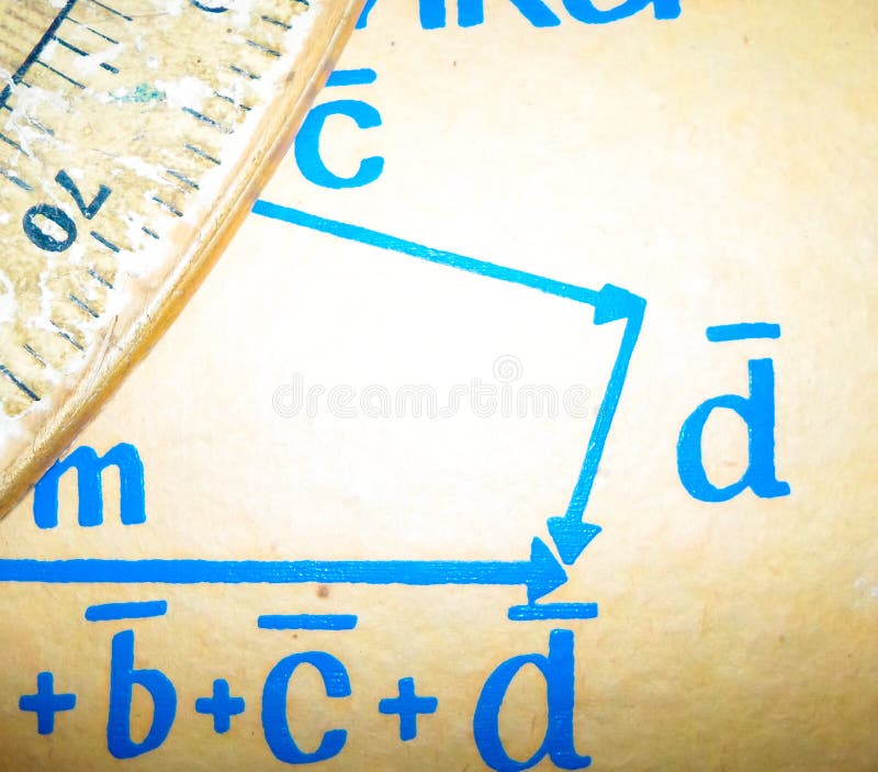 Math Geometry Background with Formulas, Math, Number Equation Stock ...