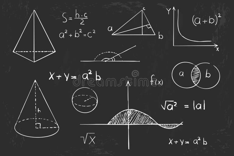 Math Formula Set Stock Illustrations – 6,258 Math Formula Set Stock ...