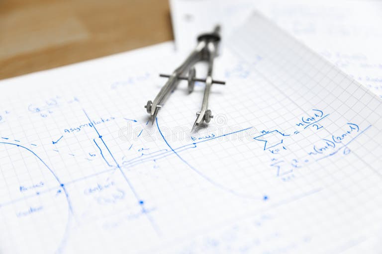 Math Handwriting in Notebook Closeup Stock Image - Image of notes, kids ...