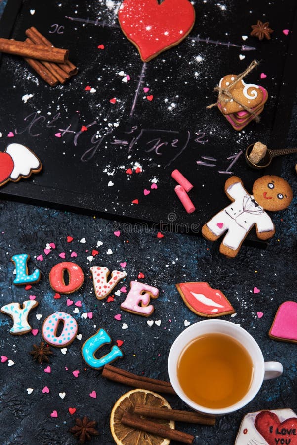 Math, Hearts, Formula of Love Stock Image - Image of education ...