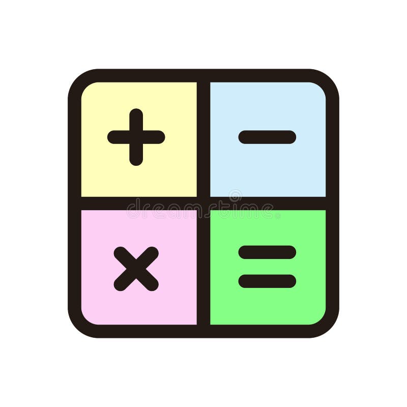 Math Icon Isolated on White Background from Math Symbols Collection ...