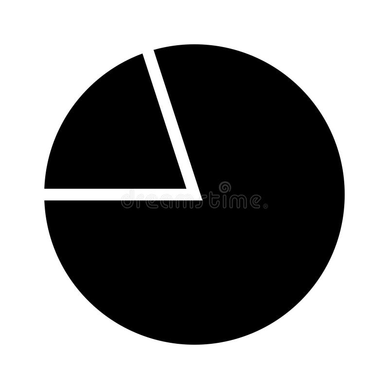 Math icon one fifth stock illustration. Illustration of fraction ...