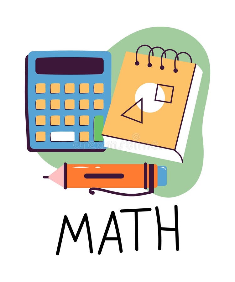 Math Icon Vector. Back To School Illustration Stock Vector ...