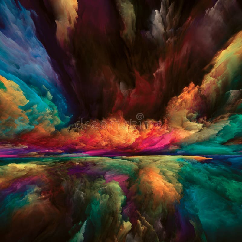 Inner Life of Music stock illustration. Illustration of colorful - 46053507