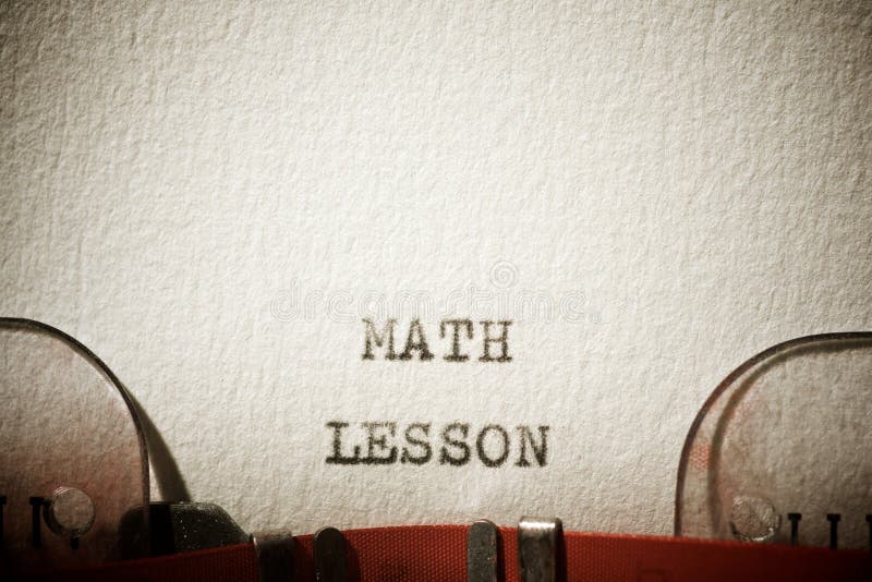 Math lesson text stock photo. Image of tutorial, sentence - 269409052