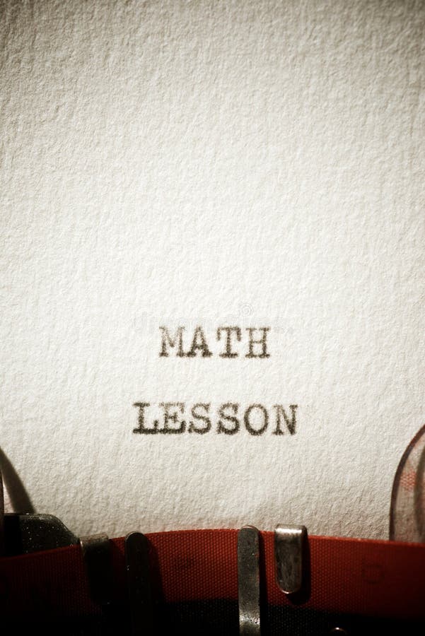 Math lesson text stock image. Image of vintage, election - 269409071