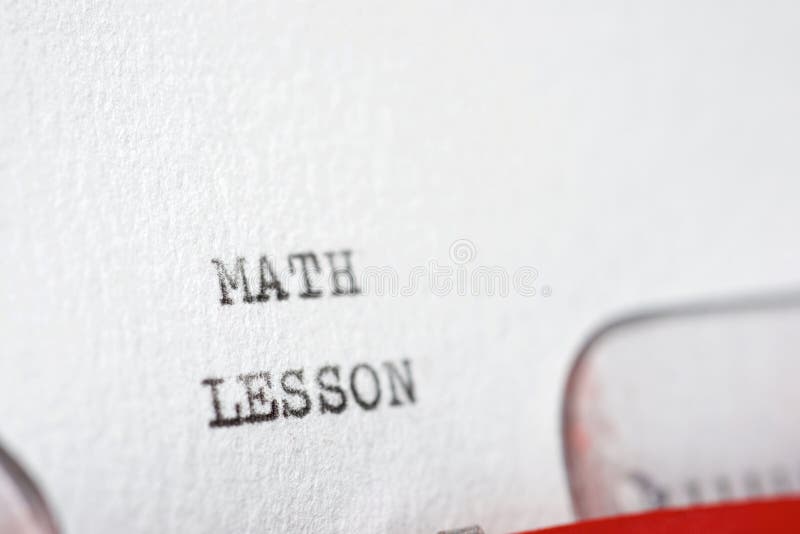Math lesson text stock photo. Image of page, thinking - 269409104