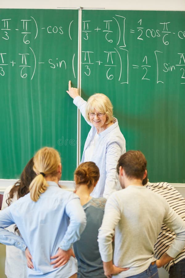 Math lessons on chalkboard stock image. Image of knowledge - 168787951