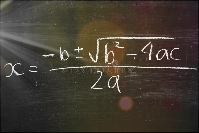 Math stock image. Image of symbols, quadratic, black - 111124375