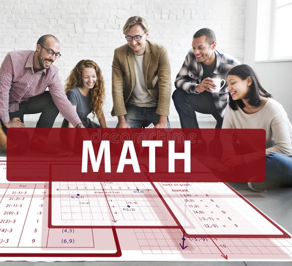 Math Mathematics Calculation Chart Concept Stock Image - Image of ...