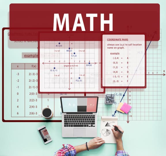 Math Mathematics Calculation Chart Concept Stock Photo - Image of ...