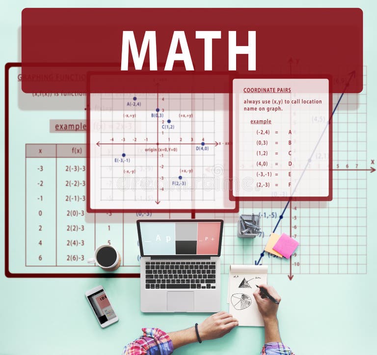 Math Mathematics Calculation Chart Concept Stock Photo - Image of ...