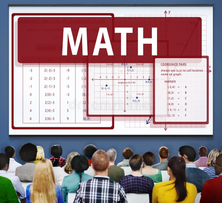 Math Mathematics Calculation Chart Concept Stock Image - Image of asian ...