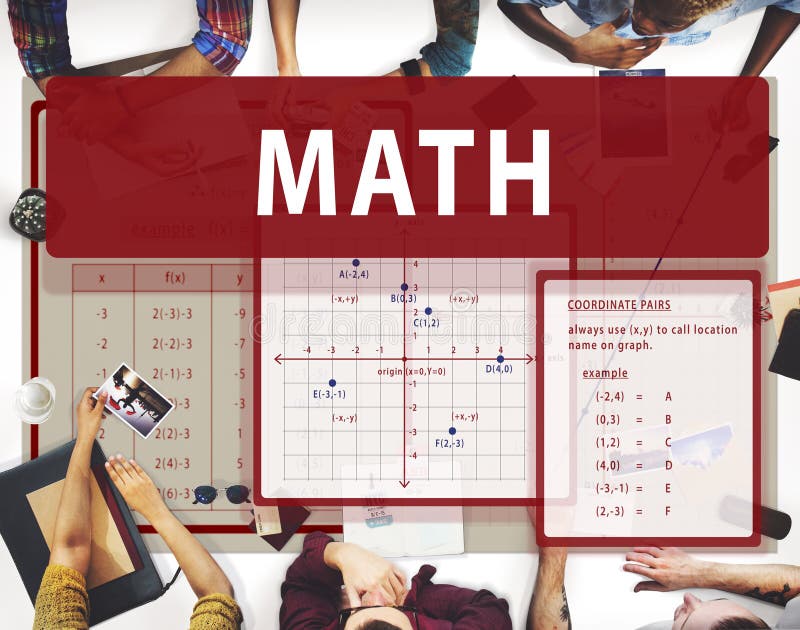 Math Mathematics Calculation Chart Concept Stock Image - Image of ...