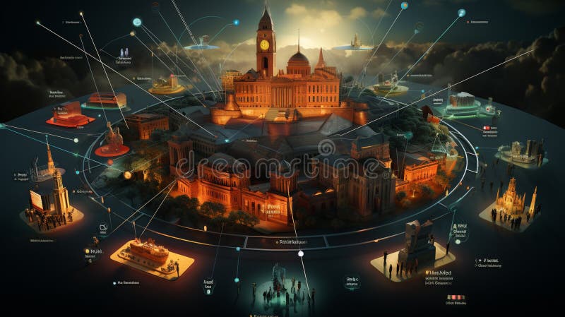 Math Network Series. Composition of Lights, Strands and Numbers ...