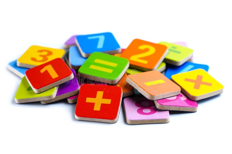 Math Number Colorful with Graduation Hat : Education Mathematics ...