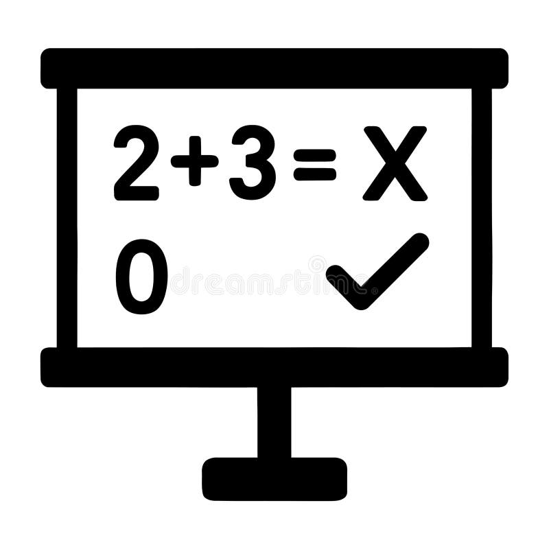 Math Problem on Computer Screen – Representation of Learning ...