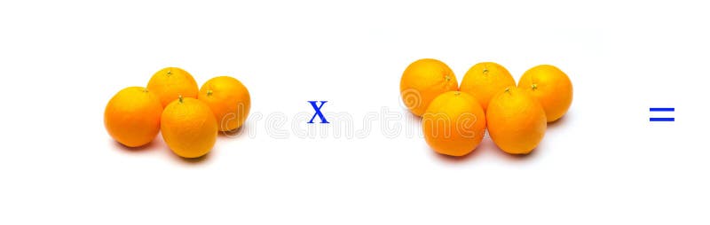 Multiplications, Mathematical Calculation Problems Stock Image - Image ...