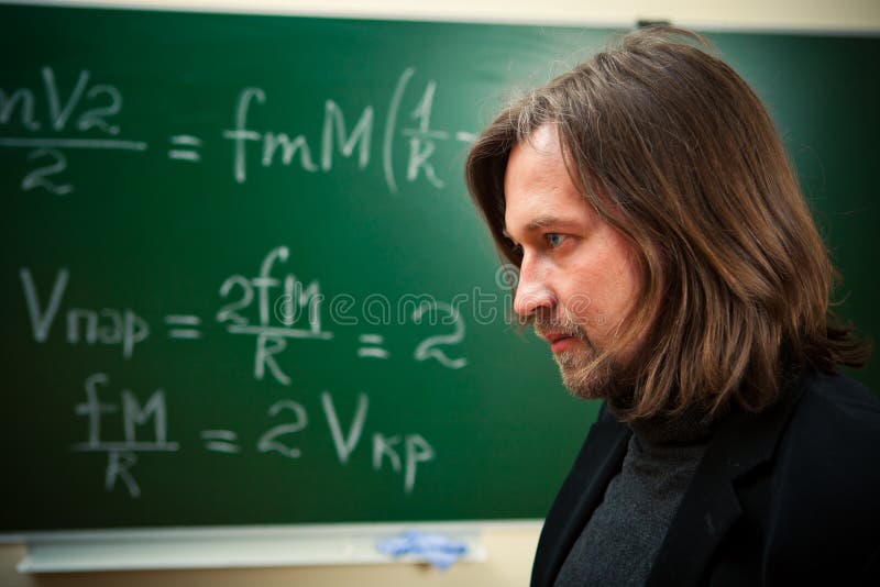 Math professor stock image. Image of clever, person, instructor - 20062513