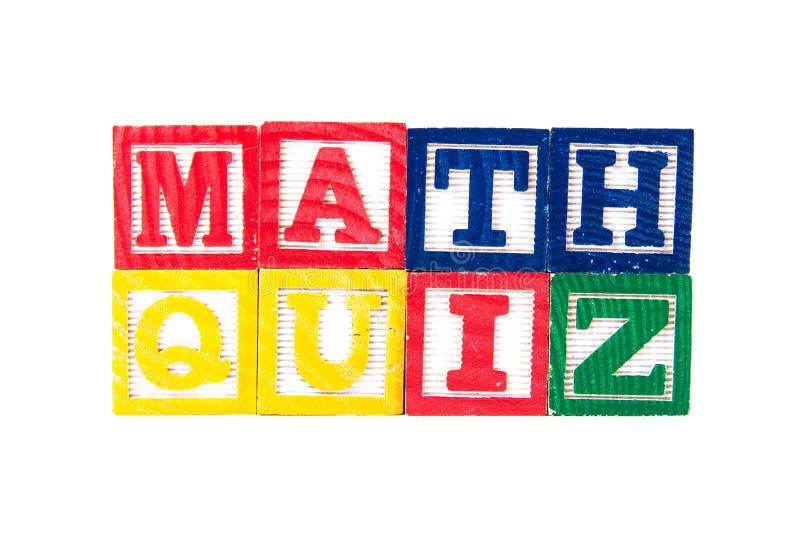 Math Quiz Clipart