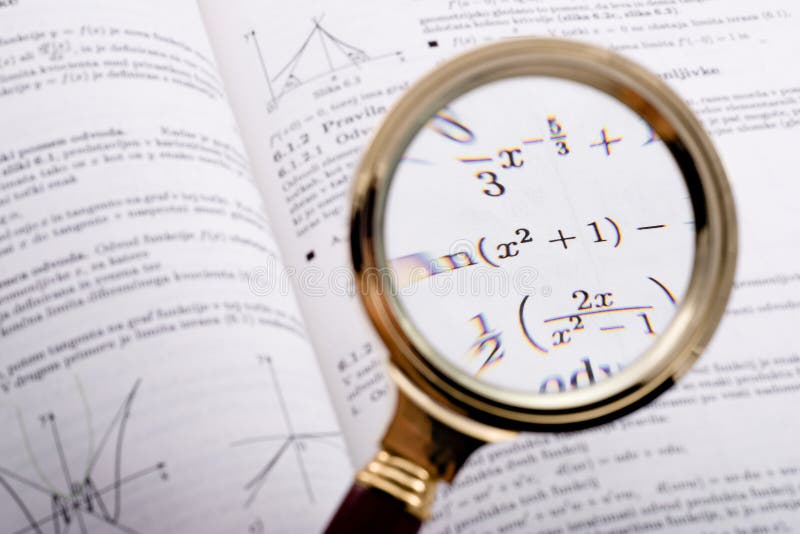 Math reference book detail stock image. Image of difficulty - 14799429
